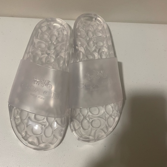 Coach | Shoes | Coach Womens Ulyssa Jelly Pool Slide New No Box | Poshmark